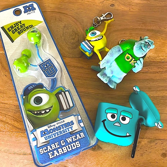 Headphones | Monsters Inc Scare And Wear Earbuds Airpod Case Keychains ...